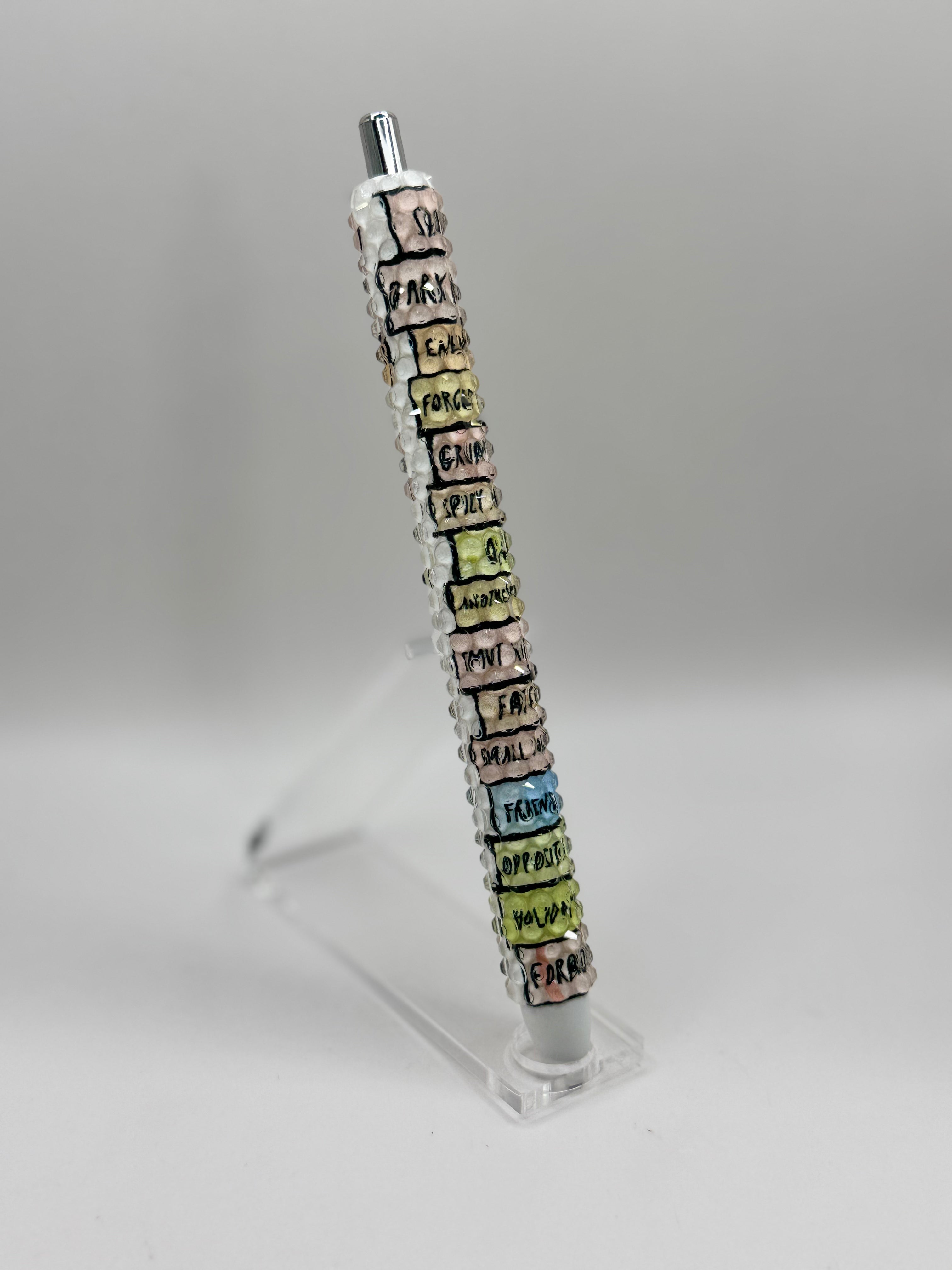 Bookish Bling Pen Design – Dripped By E